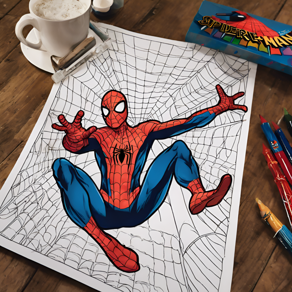 Spider-Man Coloring Pages (Free PDF Downloadable, Printable Images ...