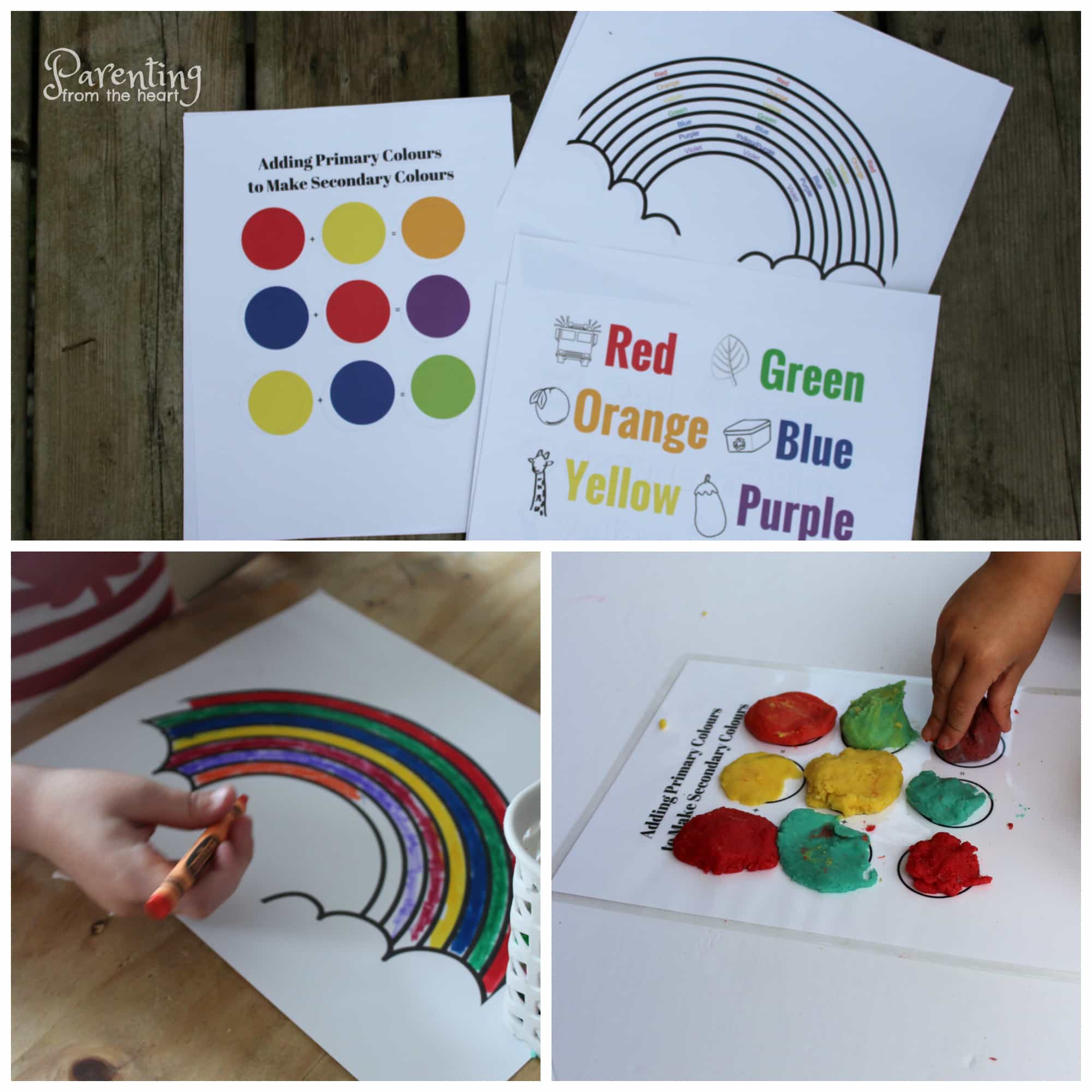 Preschool Worksheets: Rainbow Play-Based Learning Activities - Parent ...
